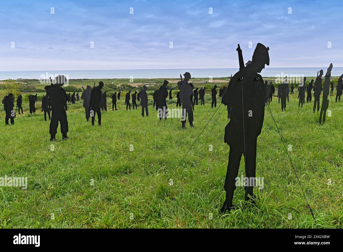 A view of the Standing with Giants silhouettes which create the For ...