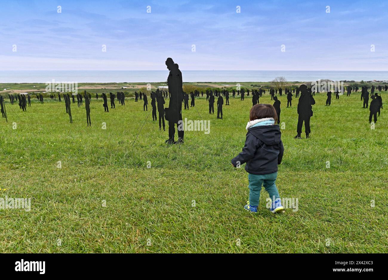 A view of the Standing with Giants silhouettes which create the For ...