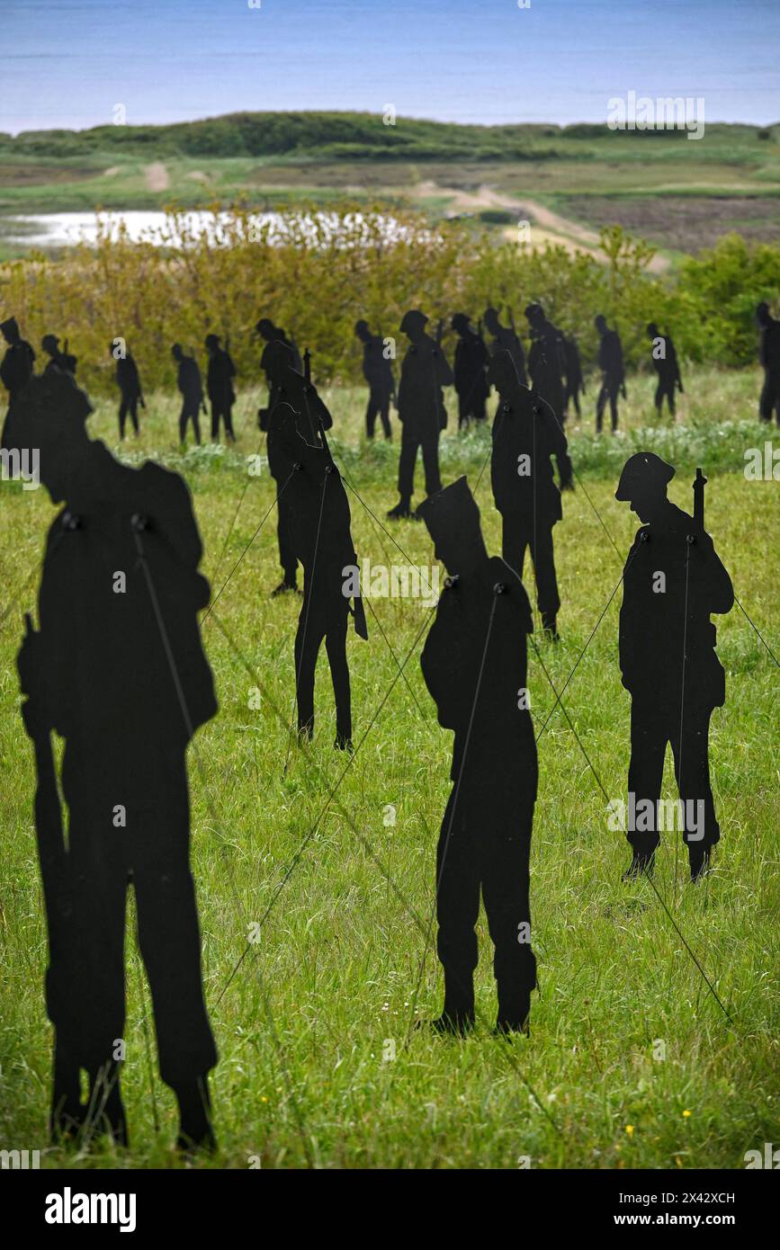 A view of the Standing with Giants silhouettes which create the For ...