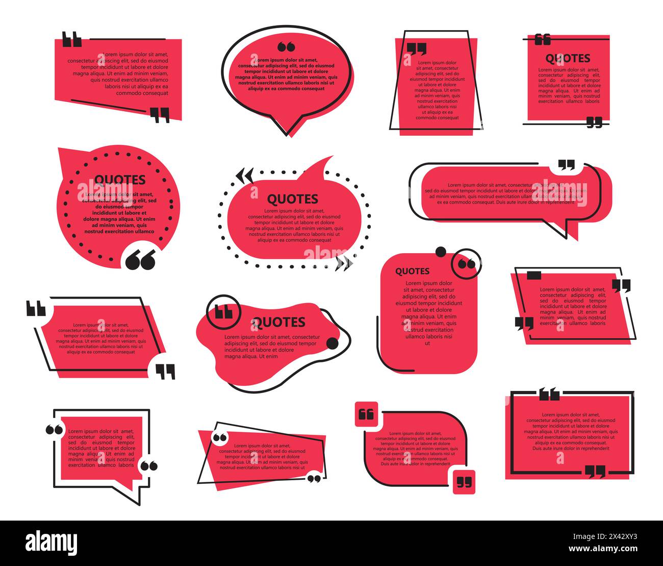 Dialogue bubbles box Stock Vector Images - Alamy