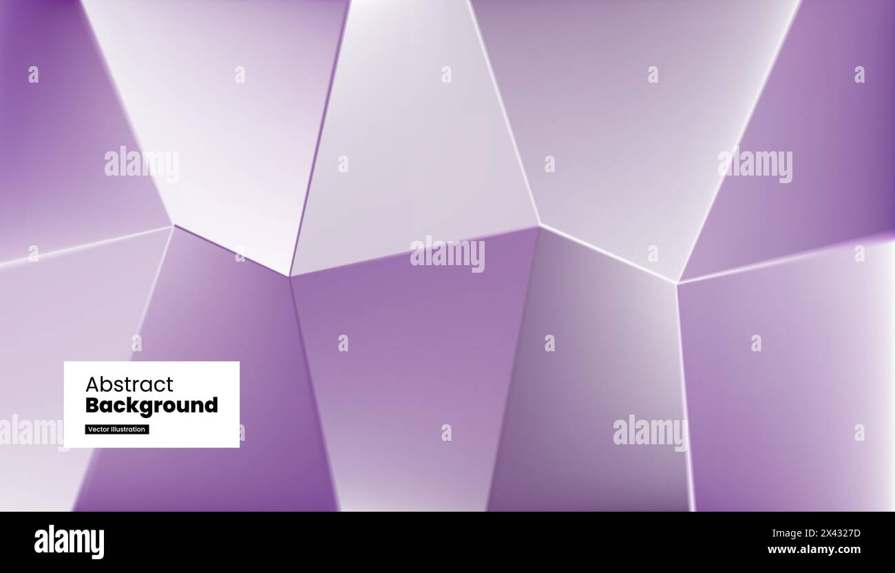 Abstract glass crystal purple background design Stock Vector Image ...