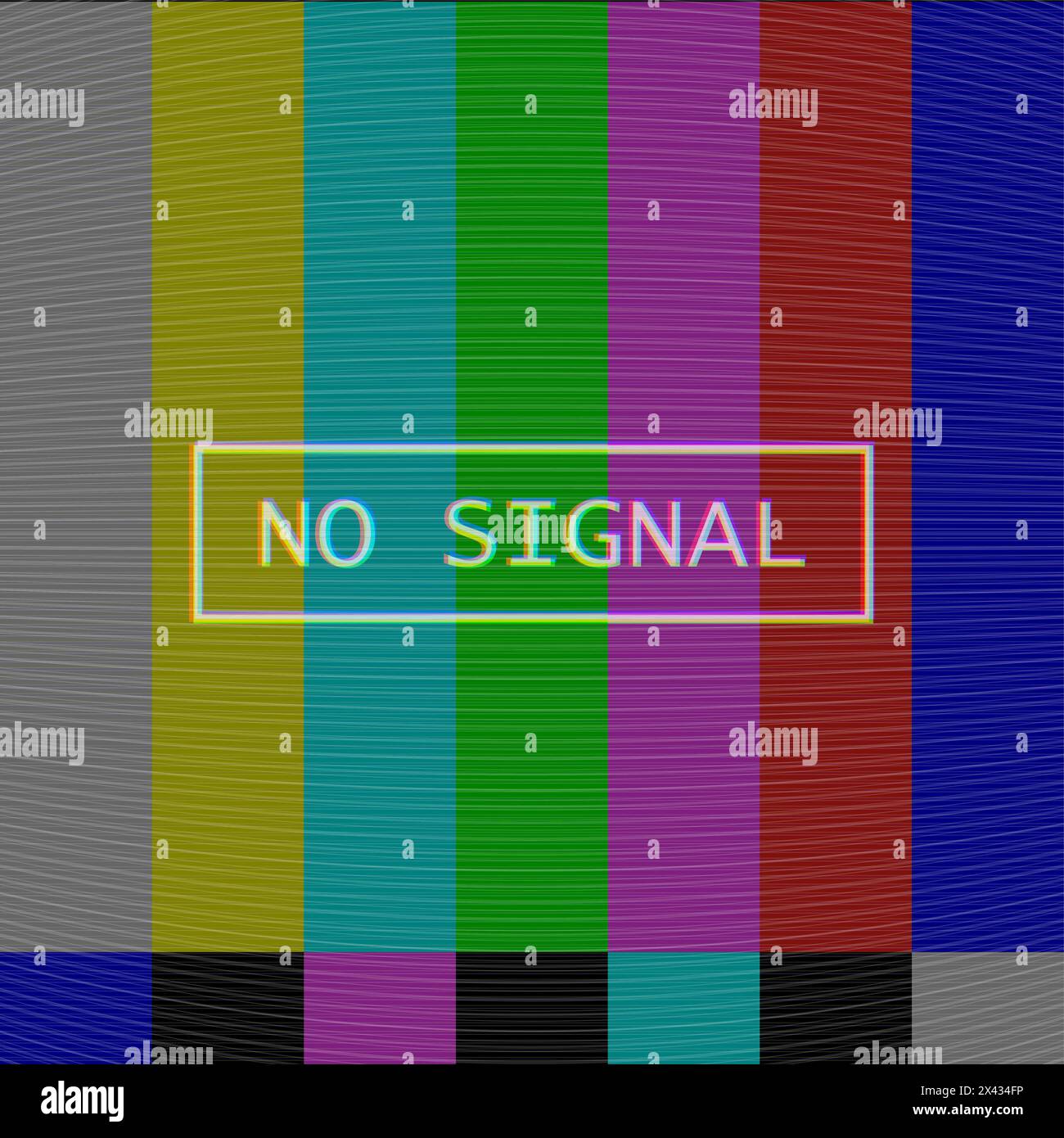 Television test pattern color bars hi-res stock photography and images ...