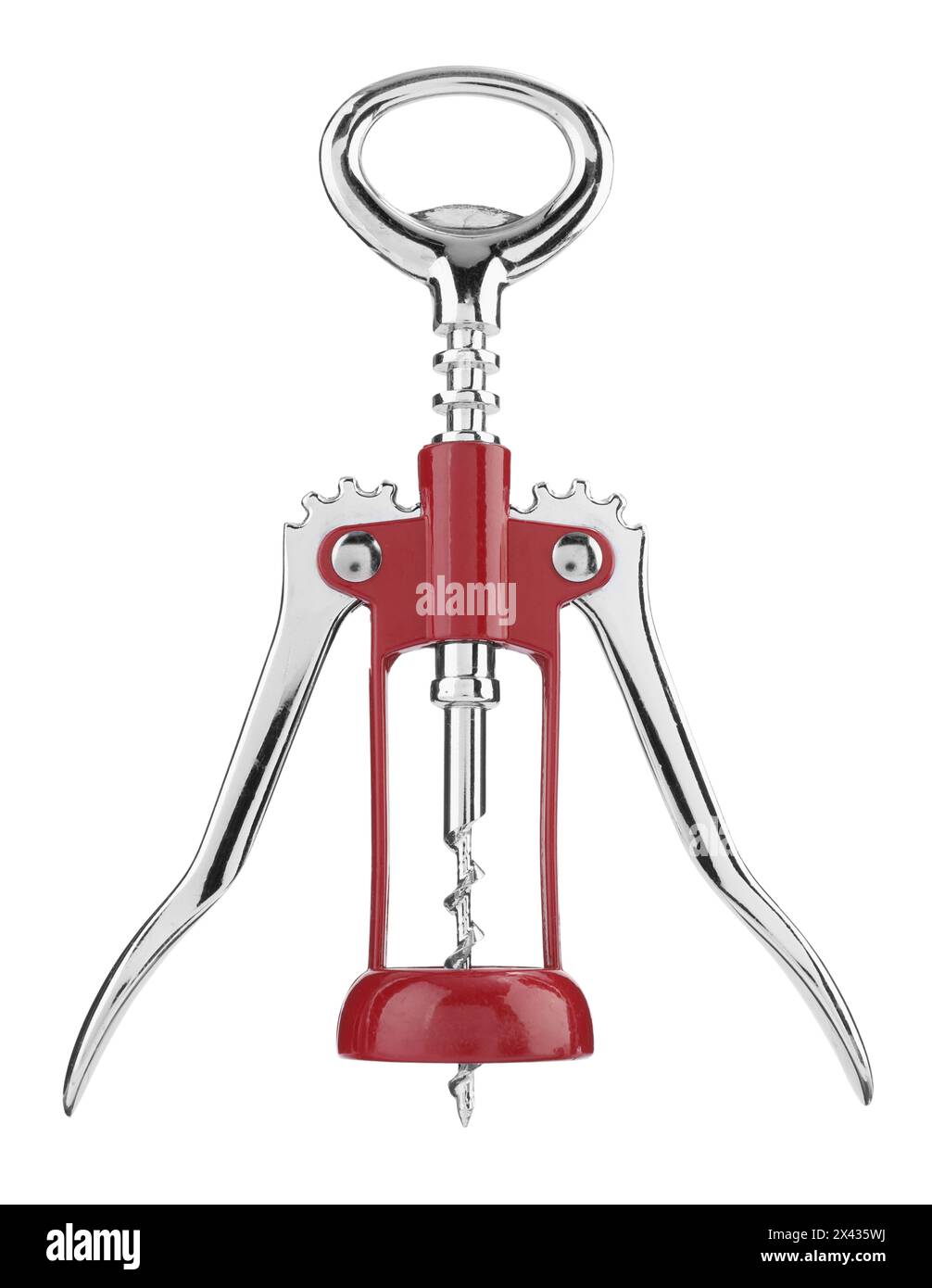 One wing corkscrew isolated on white. Kitchen utensil Stock Photo - Alamy