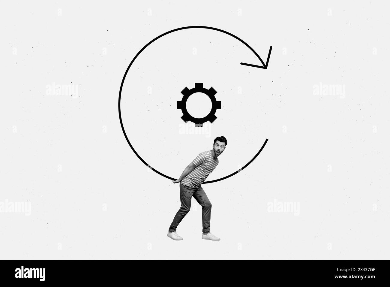 Restart icon circle arrow hi-res stock photography and images - Alamy