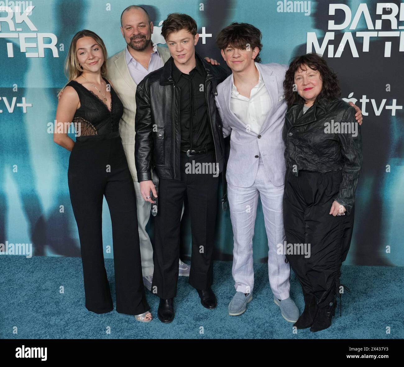 Los Angeles, USA. 29th Apr, 2024. Oakes Fegley (3rd from Left) and ...