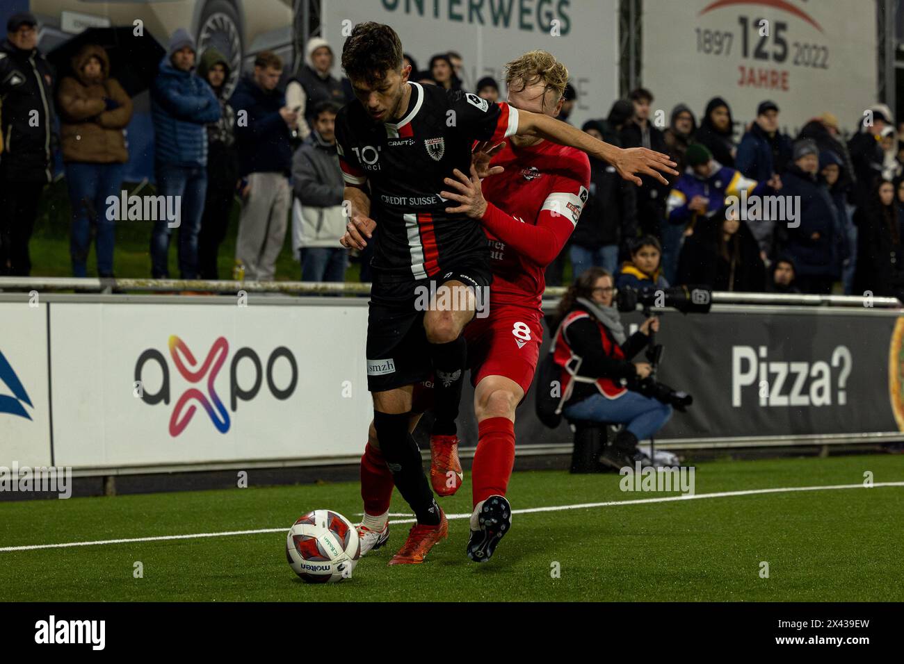Baden, Switzerland, April 23rd 2024: Duel between Shkelqim Demhasaj ...