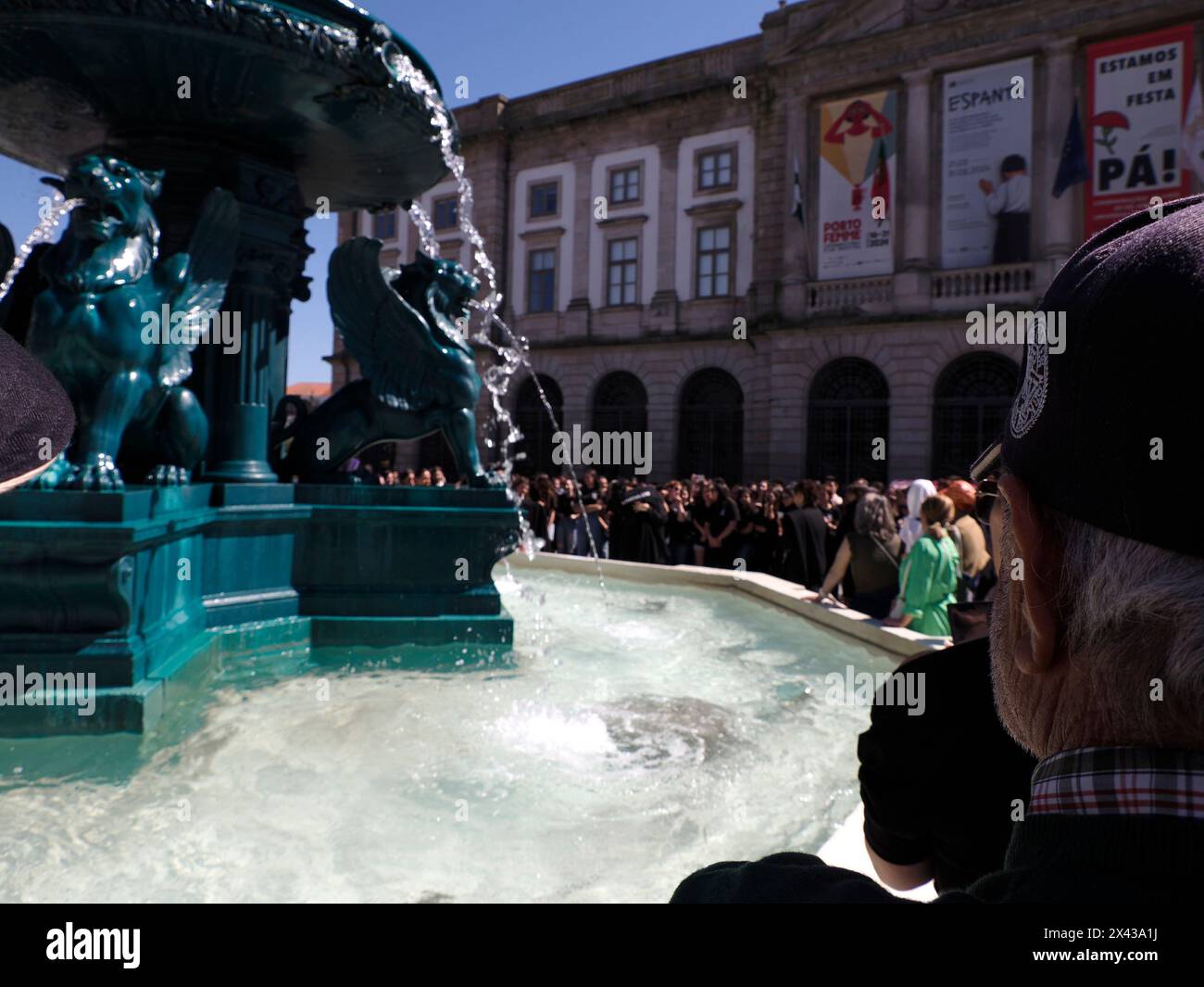 PORTO, PORTUGAL - APRIL 21 2024 - The Praxe - A Portuguese academic ...