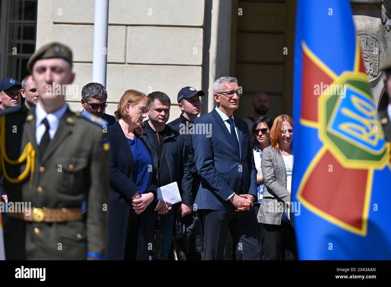 Non Exclusive: LVIV, UKRAINE - APRIL 27, 2024 - German Federal Minister ...