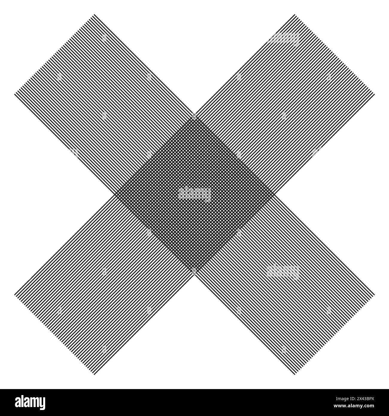 Cross visual art Stock Vector Images - Alamy