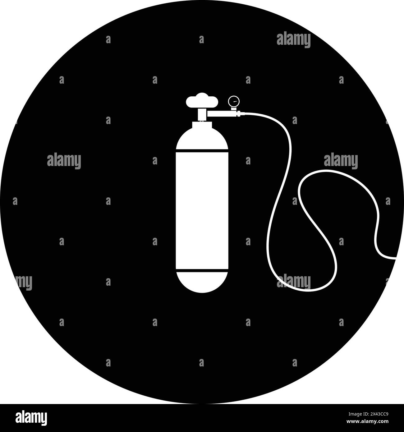 gas cylinder logo vector illustration design Stock Vector Image & Art ...