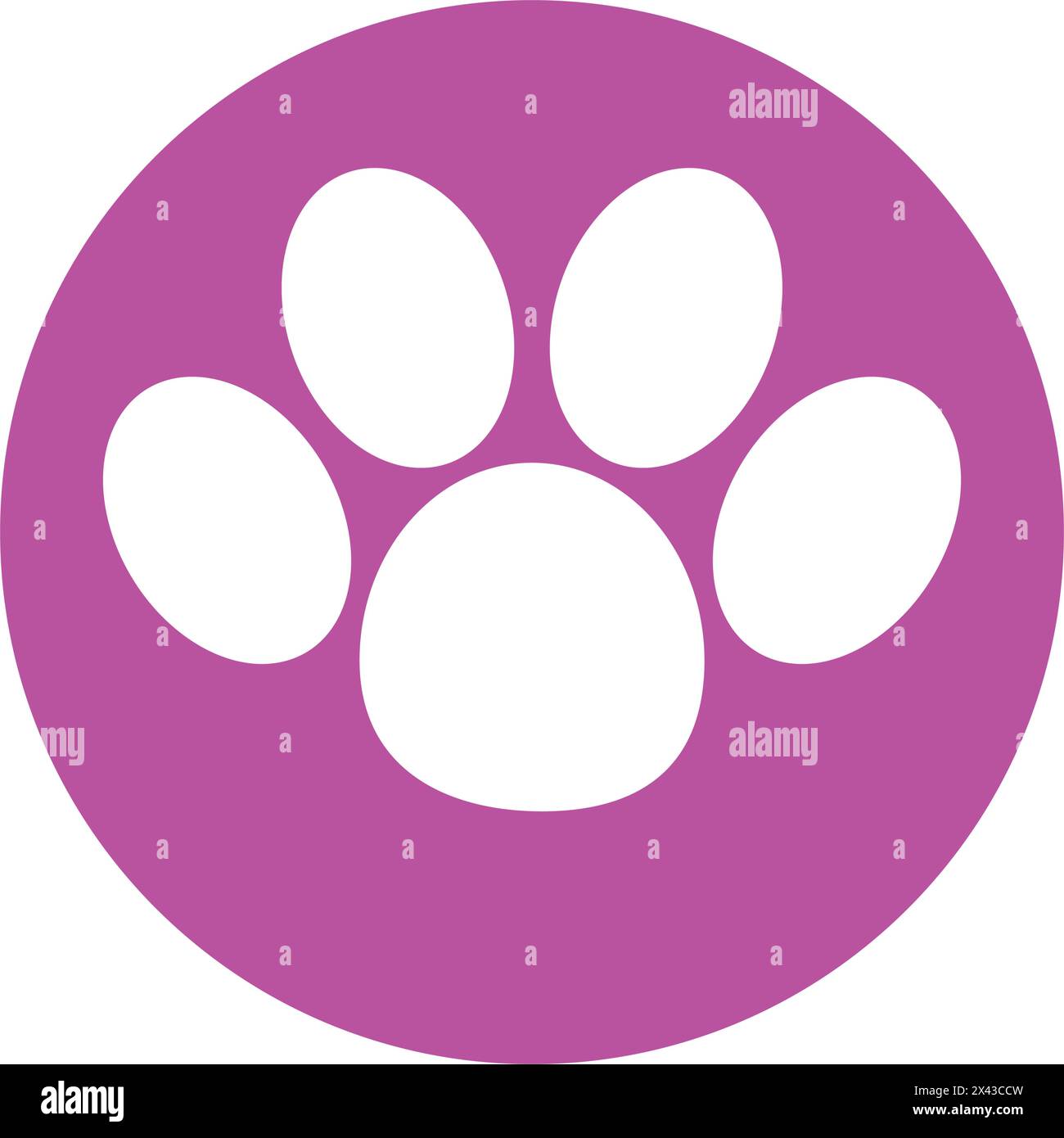 Dog footprint Stock Vector Images - Alamy