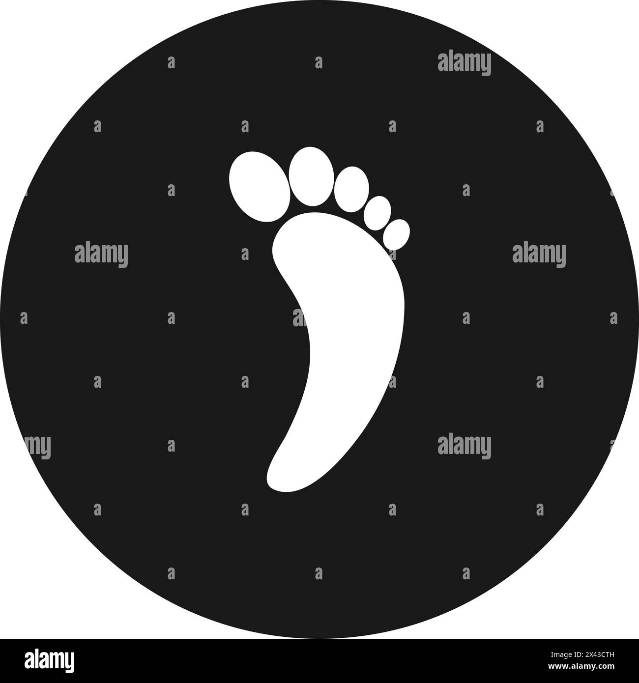 human footprint logo vector illustration design Stock Vector Image ...