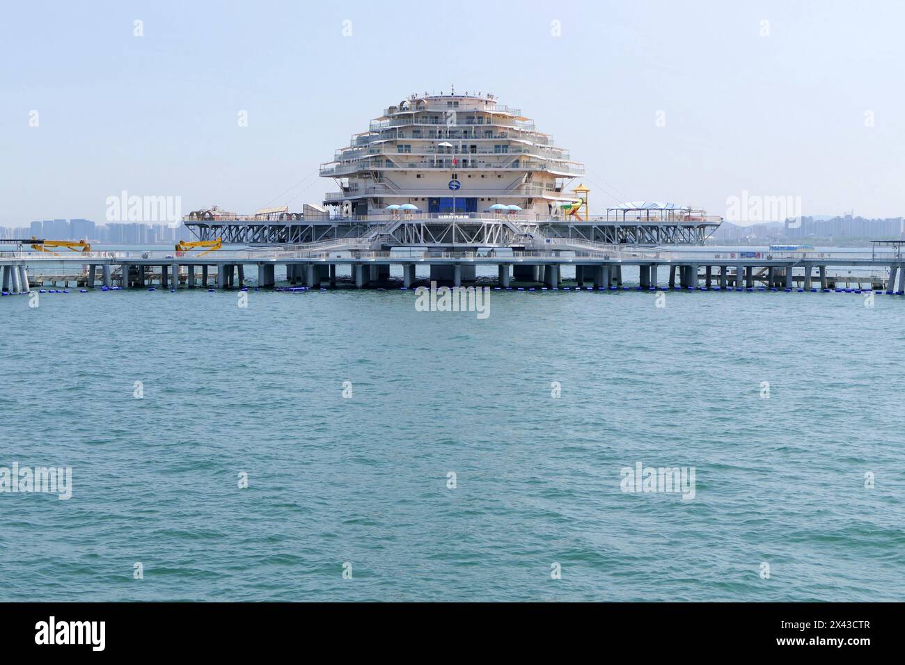 YANTAI, CHINA - APRIL 27, 2024 - The "Genghai No. 1" ocean ranch ...
