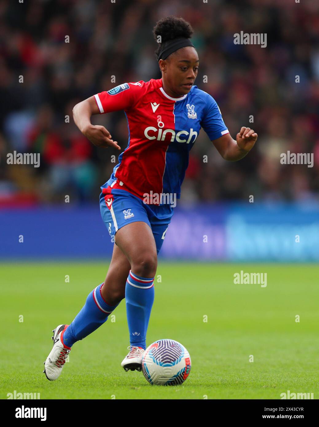 Crystal Palace's Araya Dennis in action during the Barclays Women's ...