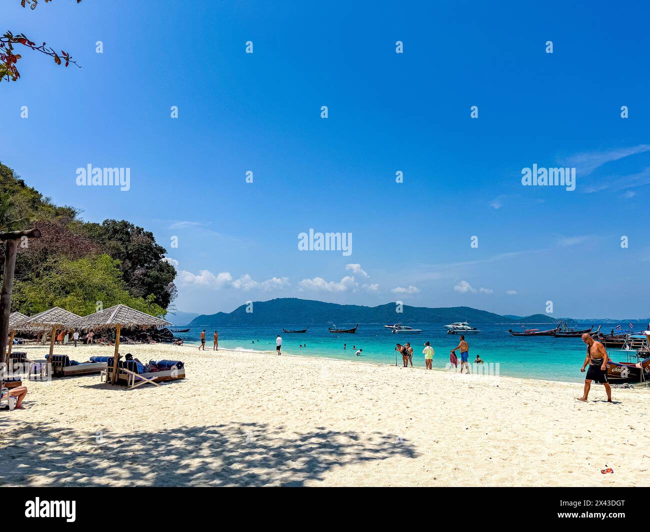 Aerial view of Coral island or Koh hey in Phuket, Thailand Stock Photo ...