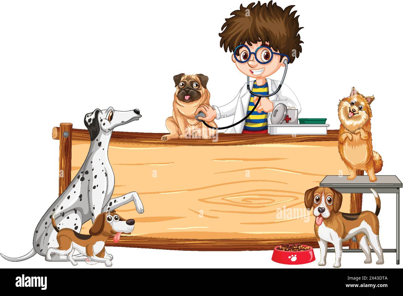 Examining animals Cut Out Stock Images & Pictures - Alamy