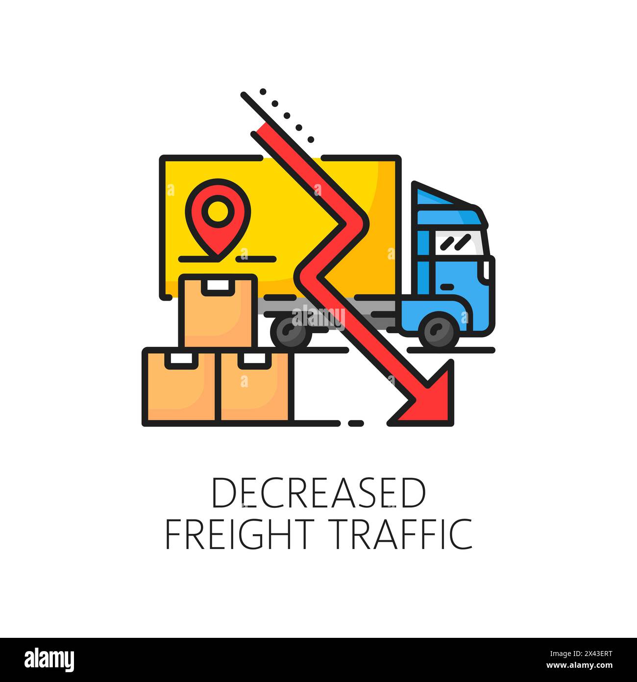 Lost cargo Stock Vector Images - Alamy