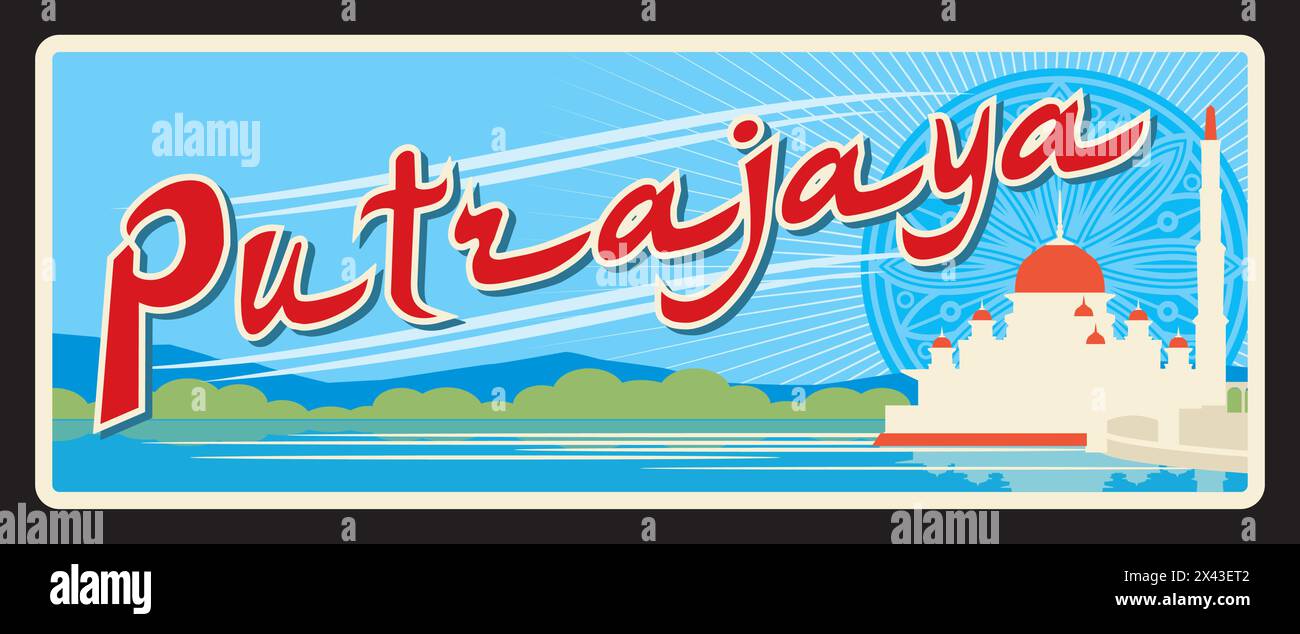 Putrajaya Malaysian state, Malaysia region federal territory card ...