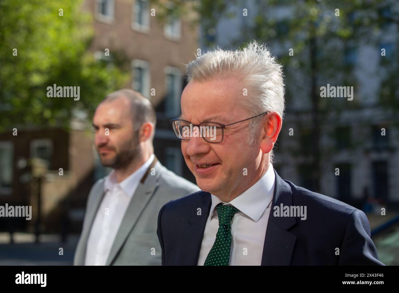 London, UK. 30th Apr, 2024. Michael Gove Secretary of State for ...