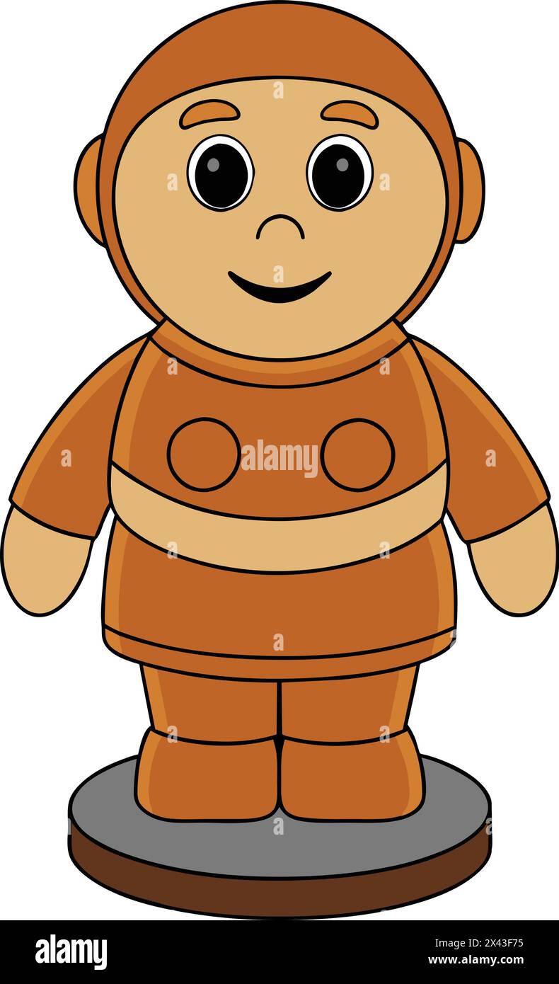 Man modeling with clay Stock Vector Images - Alamy