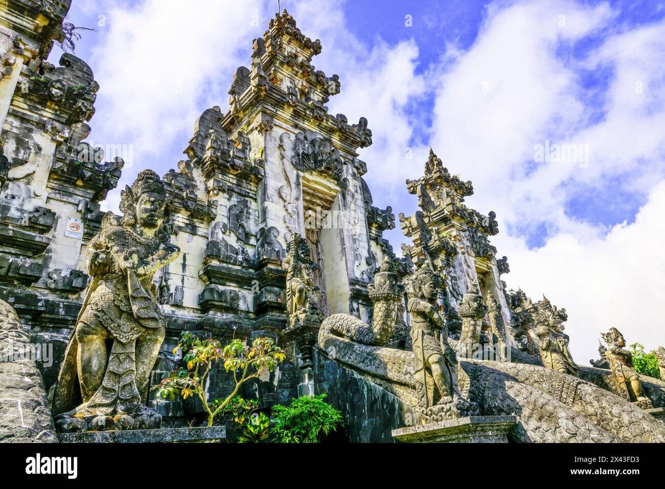 Munificent grounds of Heaven's Gate with seven temples overlooking Bali ...