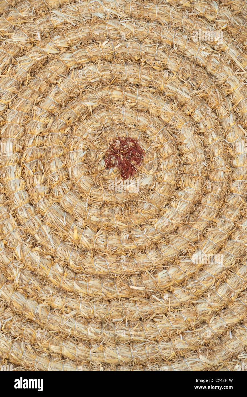 Straw Archery Target Stock Photo - Alamy