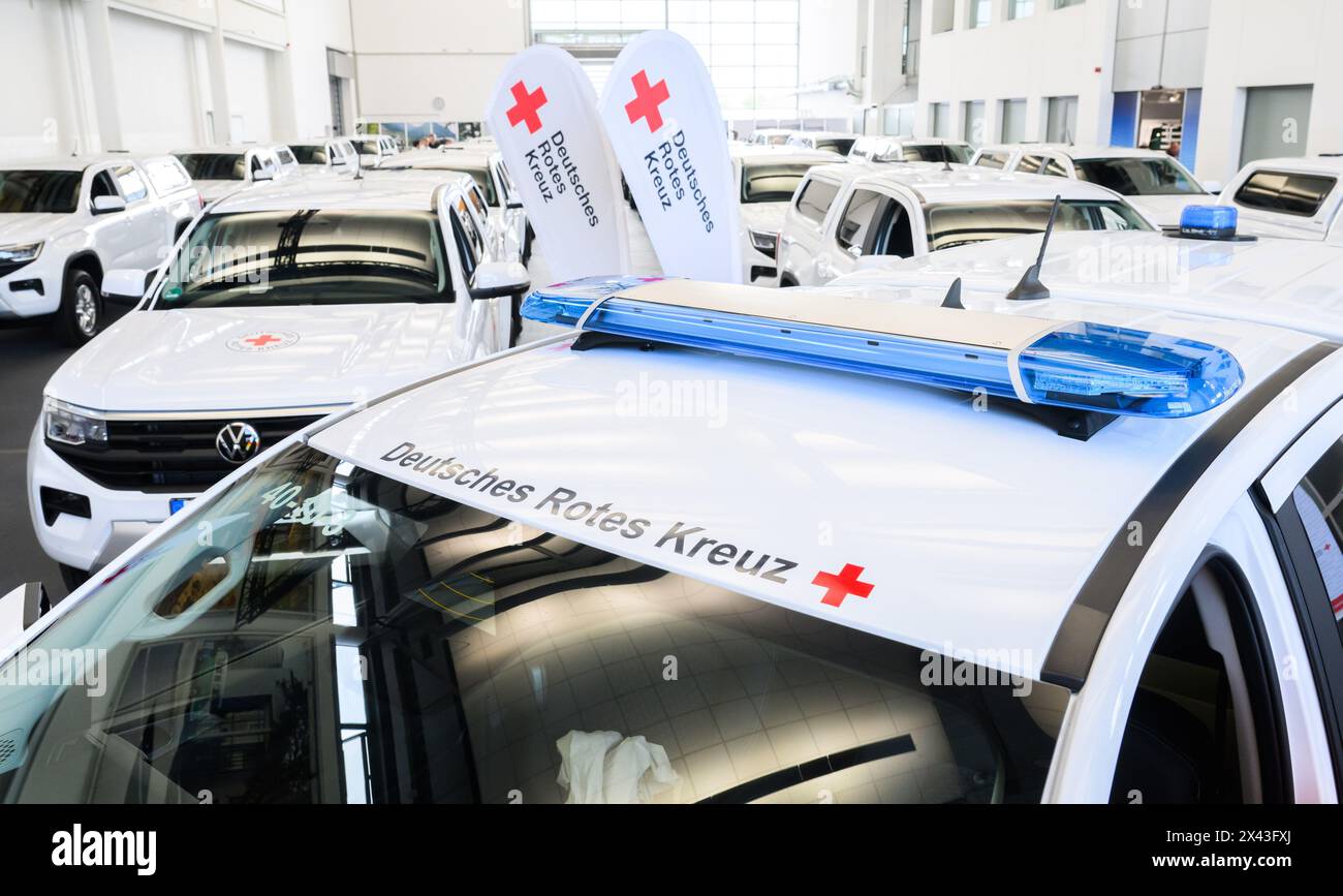 Hanover, Germany. 30th Apr, 2024. 22 off-road vehicles for the German ...