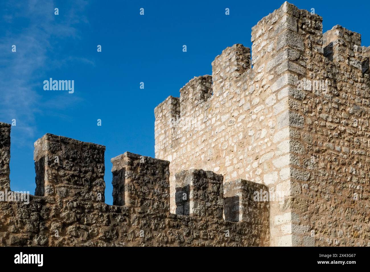 Torres Novas, Portugal. Castle fortress Stock Photo - Alamy