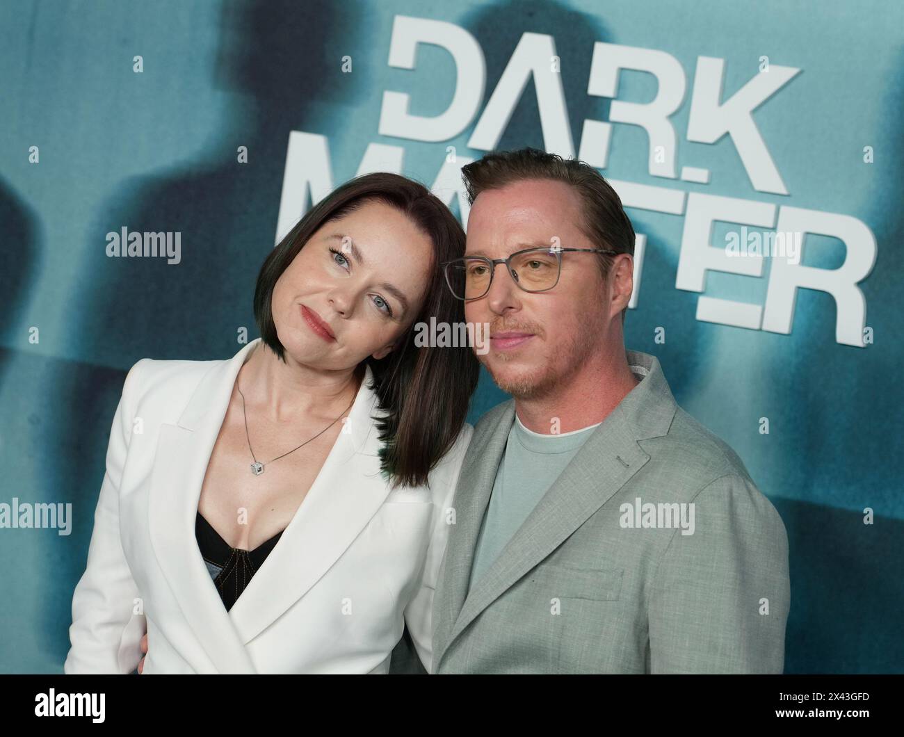 (L-R) Jacquelyn Ben-Zekry and Blake Crouch arrives at the Apple TV+ ...