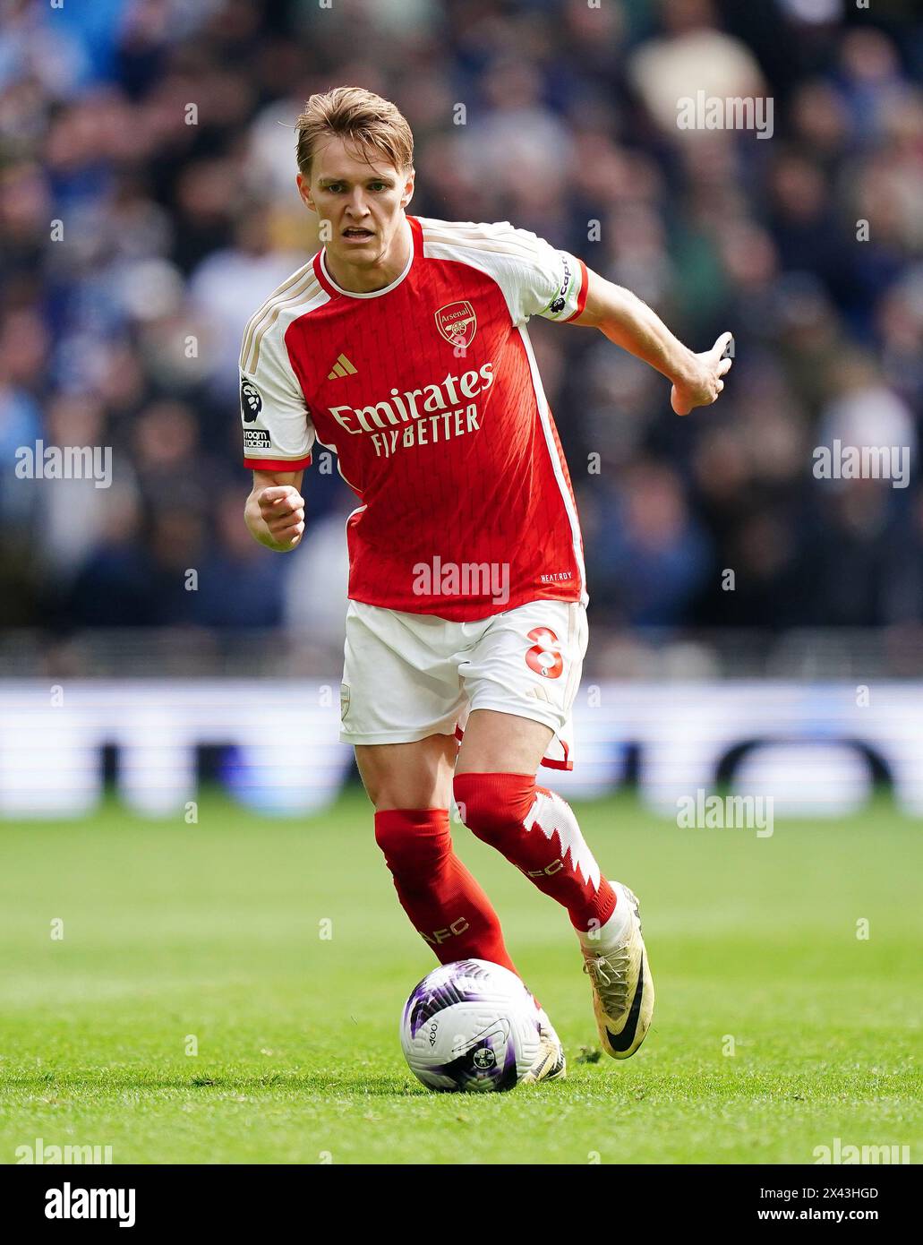 Arsenal's Martin Odegaard during the Premier League match at the ...