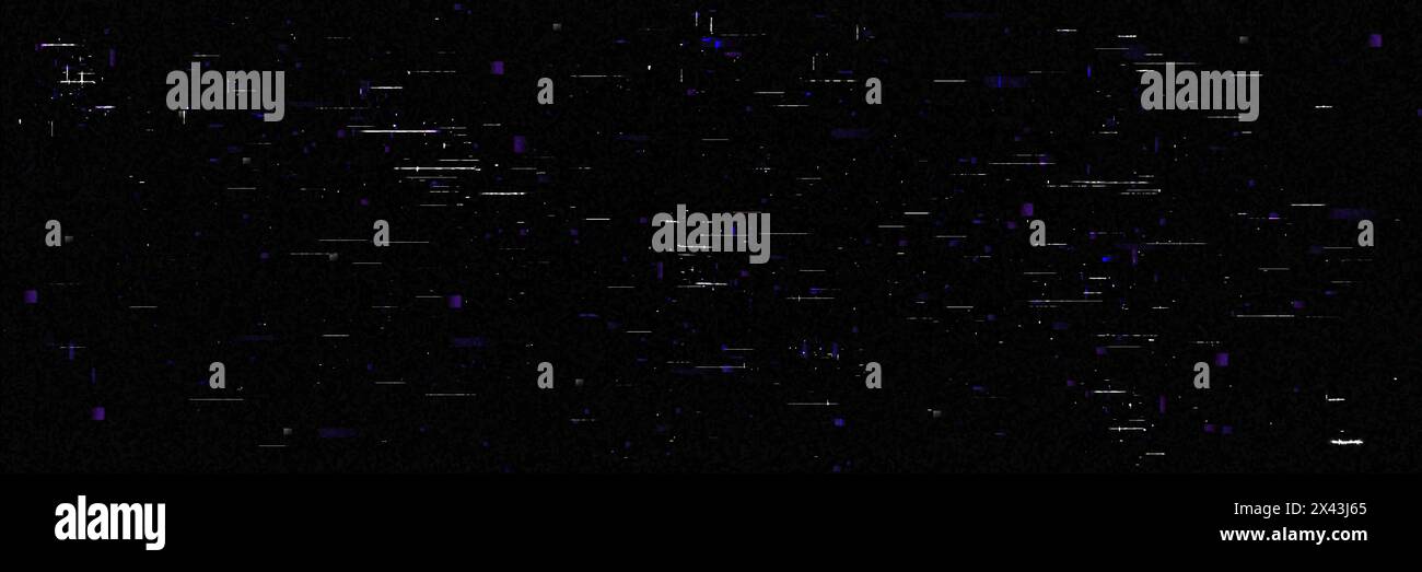 Tv screen with vhs glitch and noise effect. Realistic vector ...