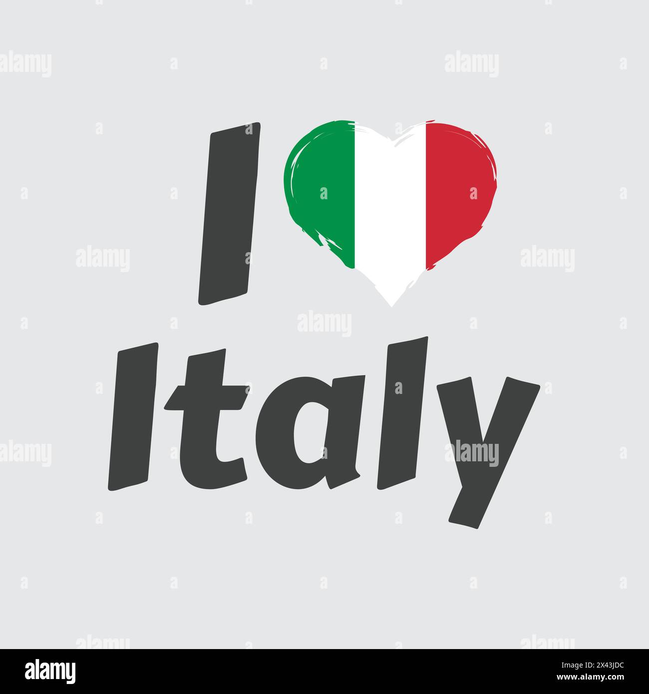 I love italy t shirt Stock Vector Images - Alamy
