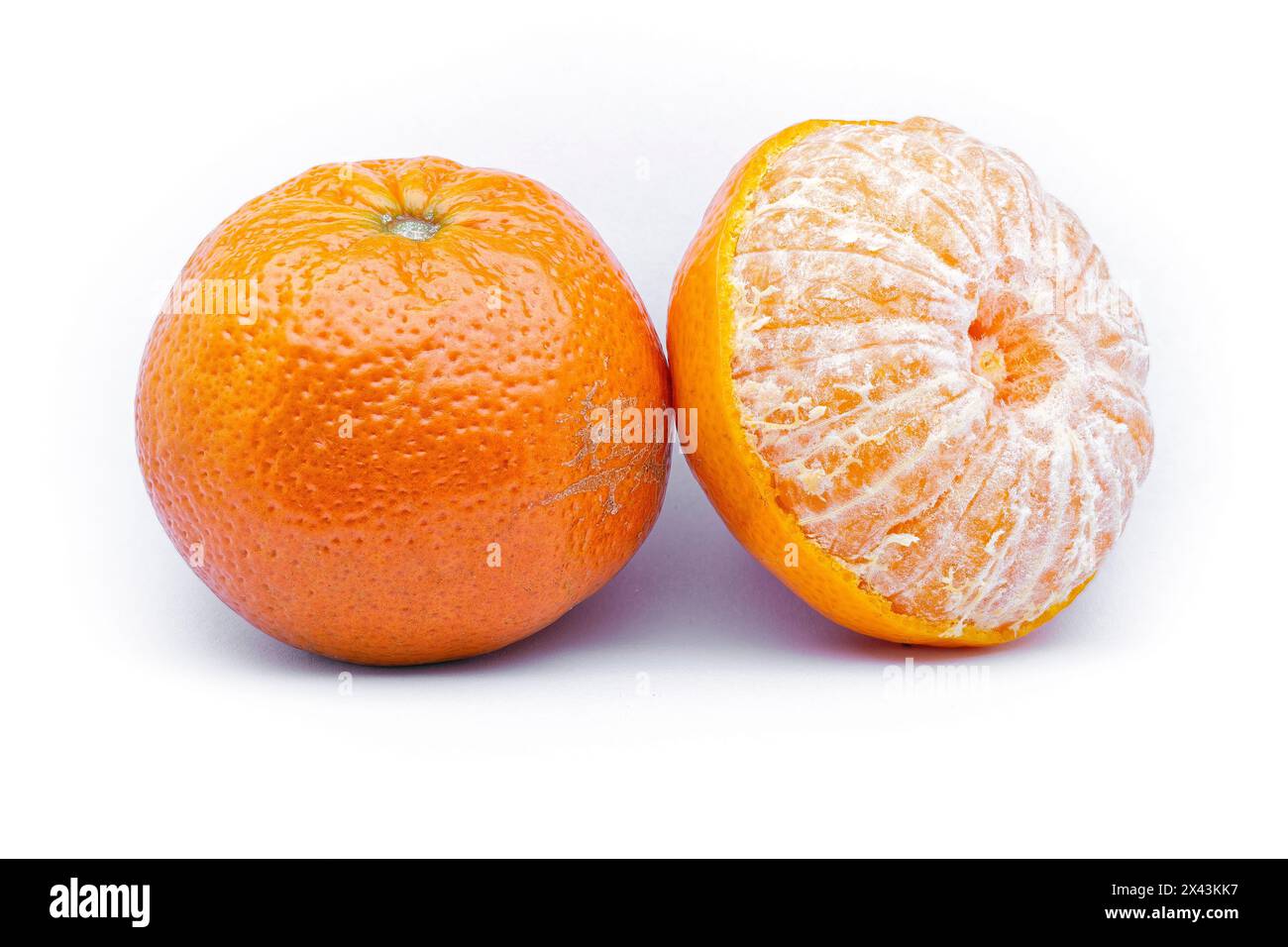 Mandarin (Citrus reticulata), Rutaceae. Also known as tangerines or ...