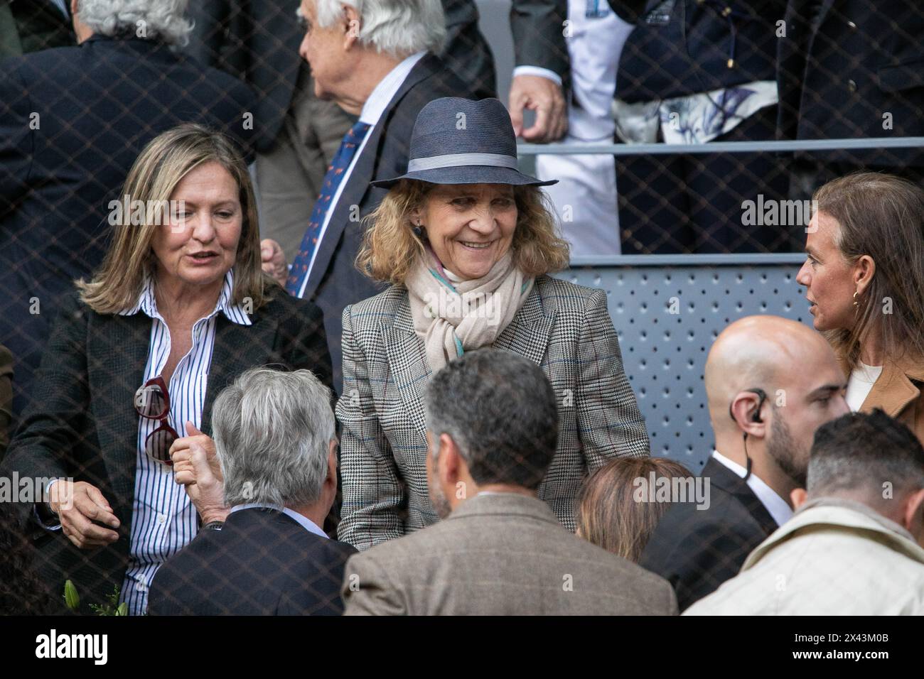 Madrid, Spain. 29th Apr, 2024. Elena de BorbÛn y Grecia, (C) Spanish ...