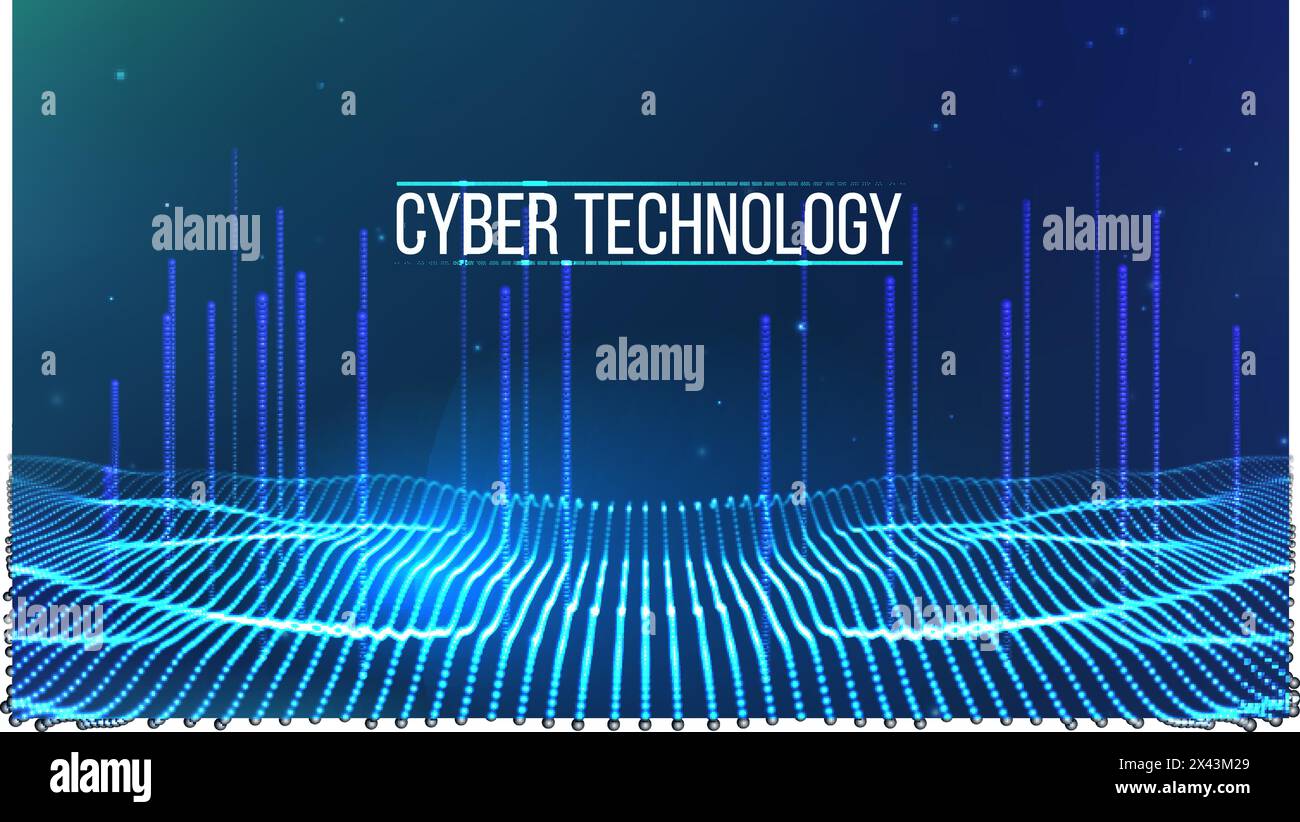 Cyber technology background. Technology digital cyber security ...