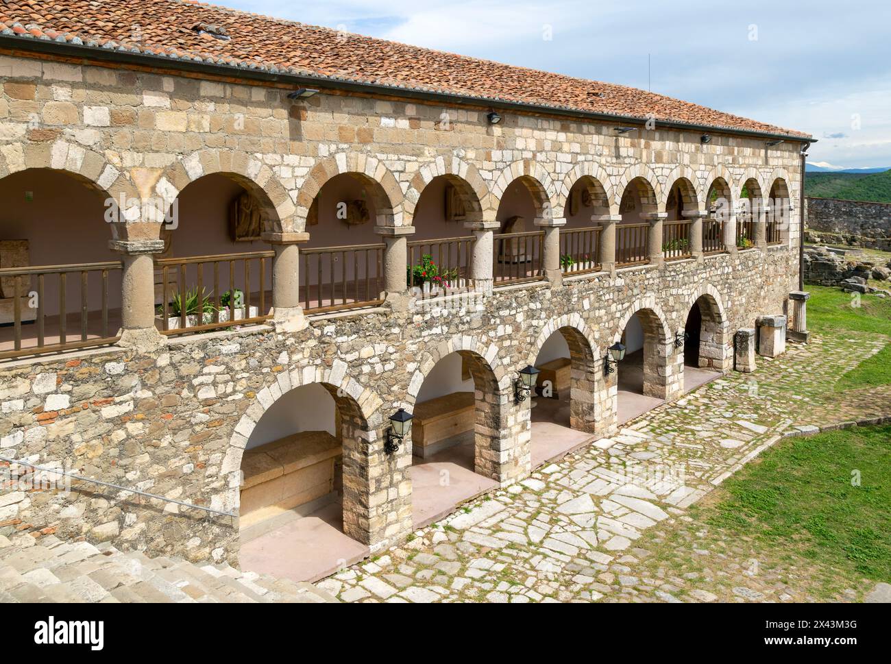 Monastery and archaeology museum, Apollonia Archaeological Park, Pojan ...
