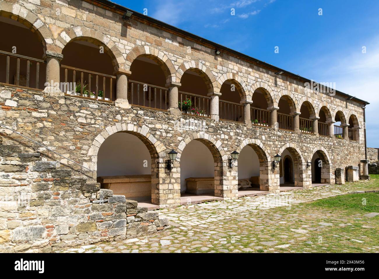 Monastery and archaeology museum, Apollonia Archaeological Park, Pojan ...