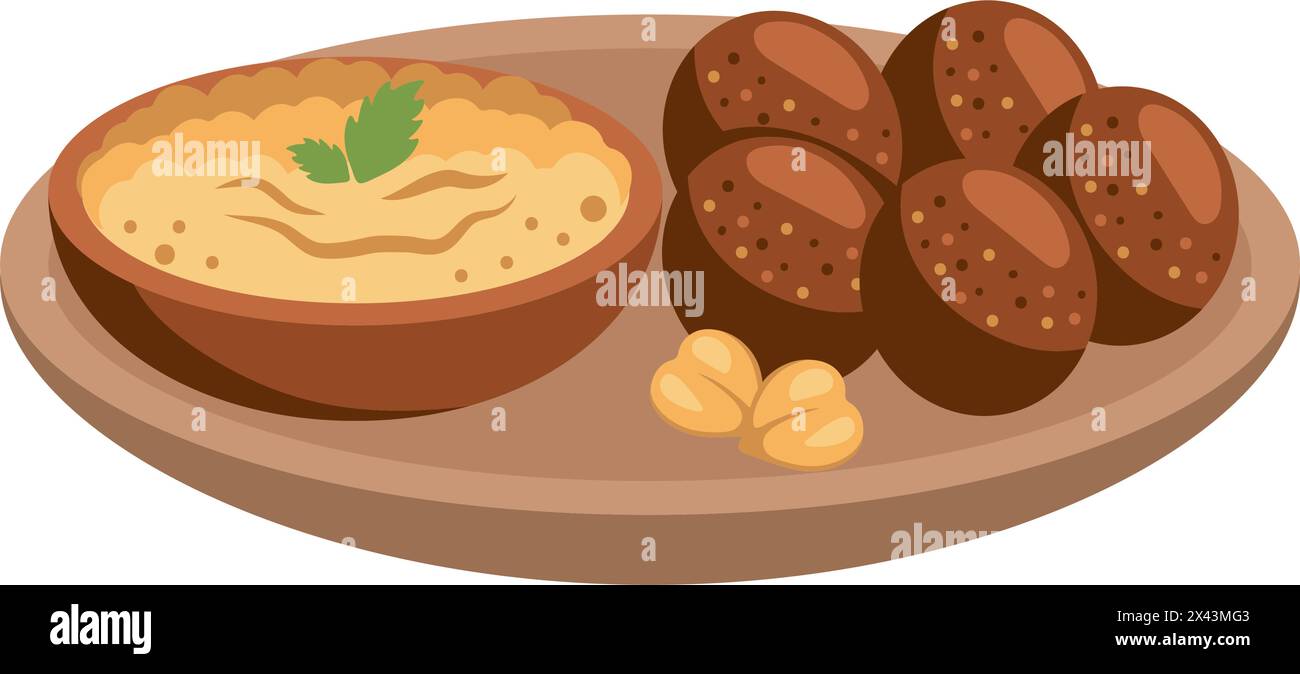 hummus day food illustration Stock Vector Image & Art - Alamy