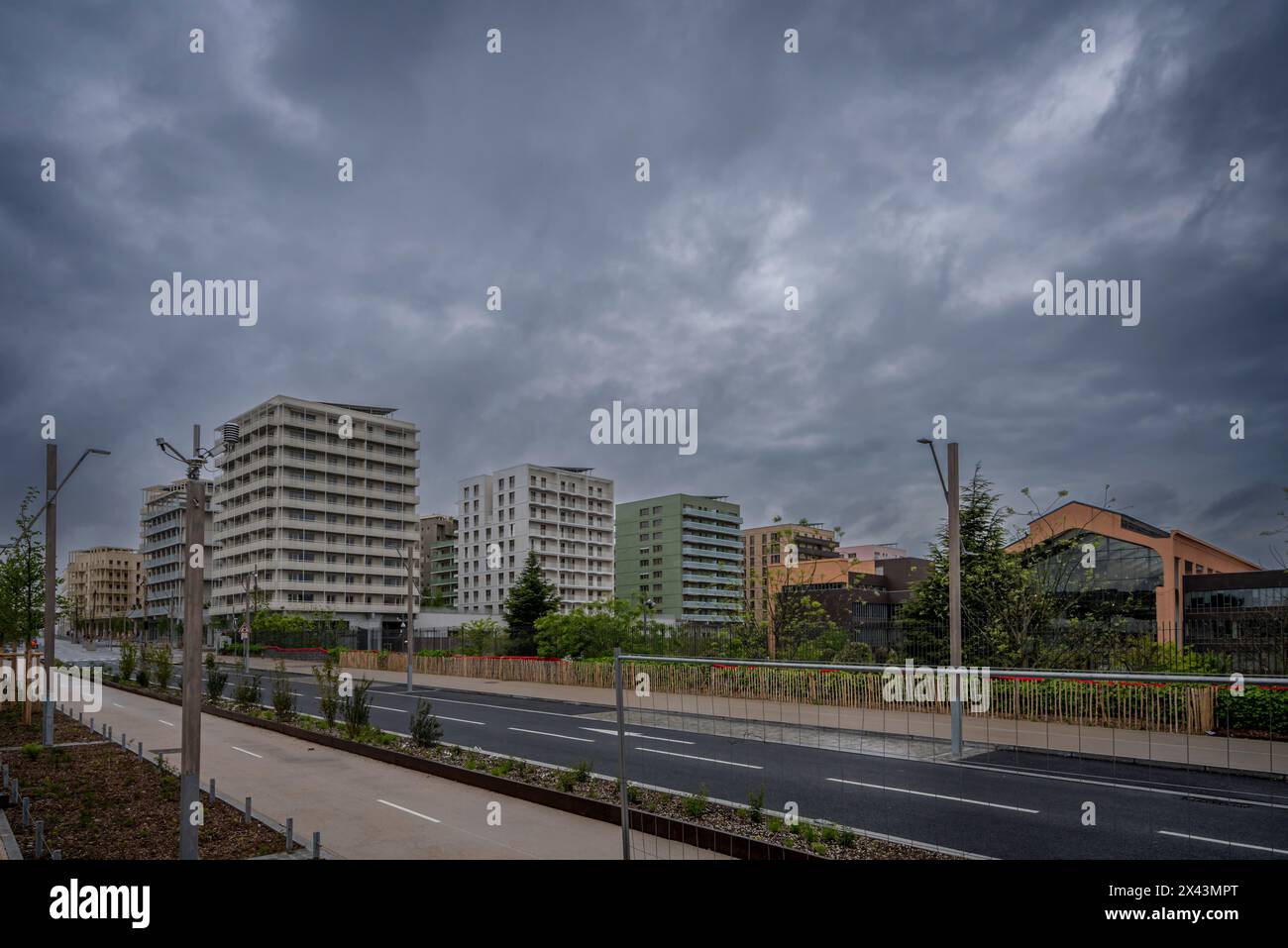 Paris, France - 04 30 2024: Paris 2024 new Olympic infrastructure ...