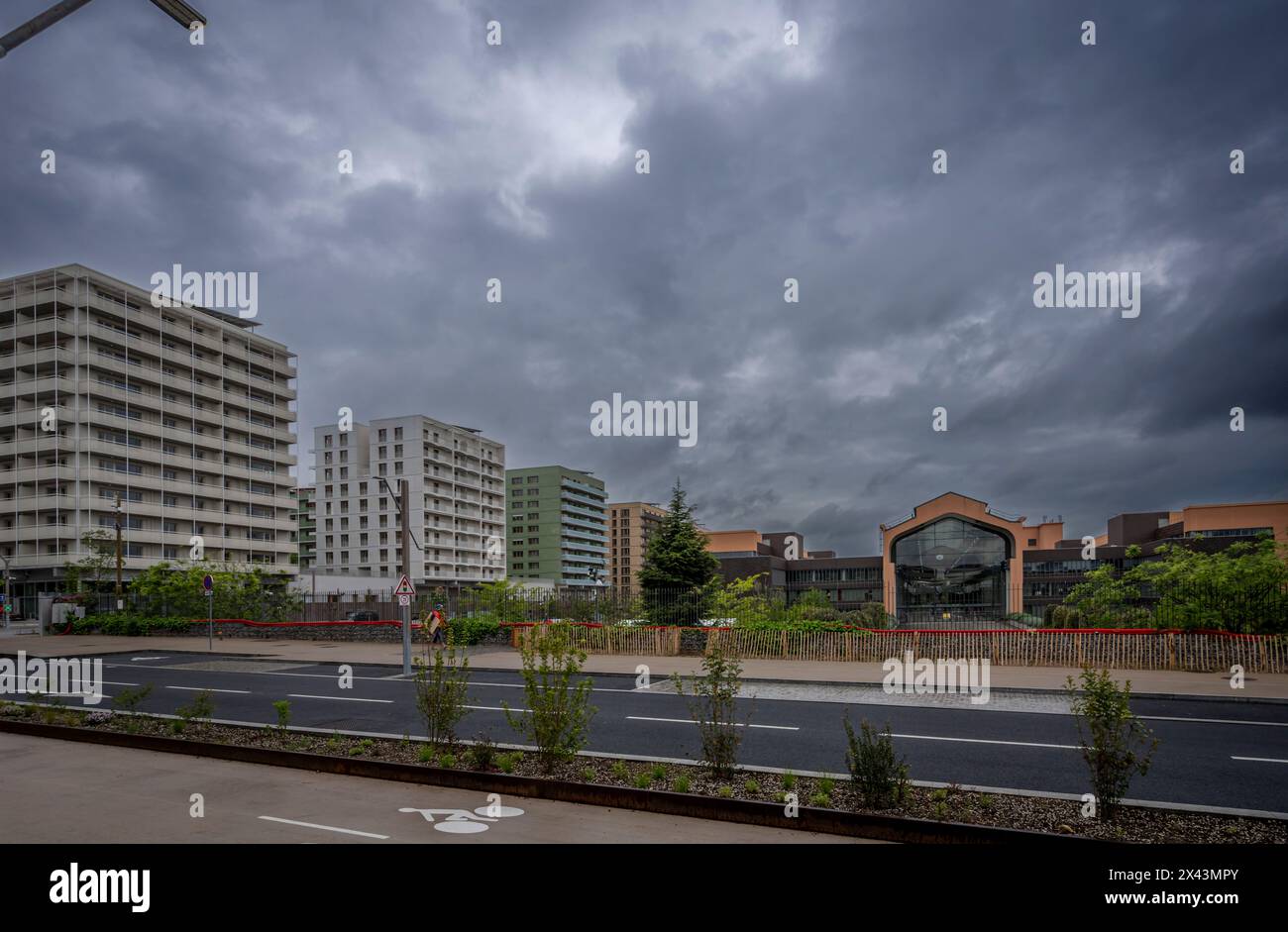 Paris, France - 04 30 2024: Paris 2024 new Olympic infrastructure ...