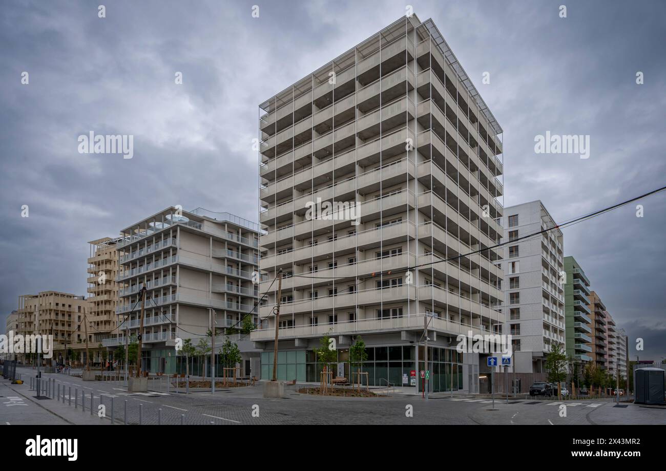 Paris, France - 04 30 2024: Paris 2024 new Olympic infrastructure ...