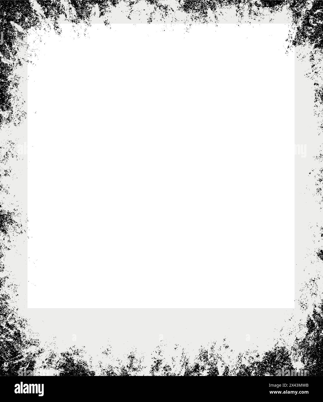 a dirty wall texture frame background on transparent background Stock ...