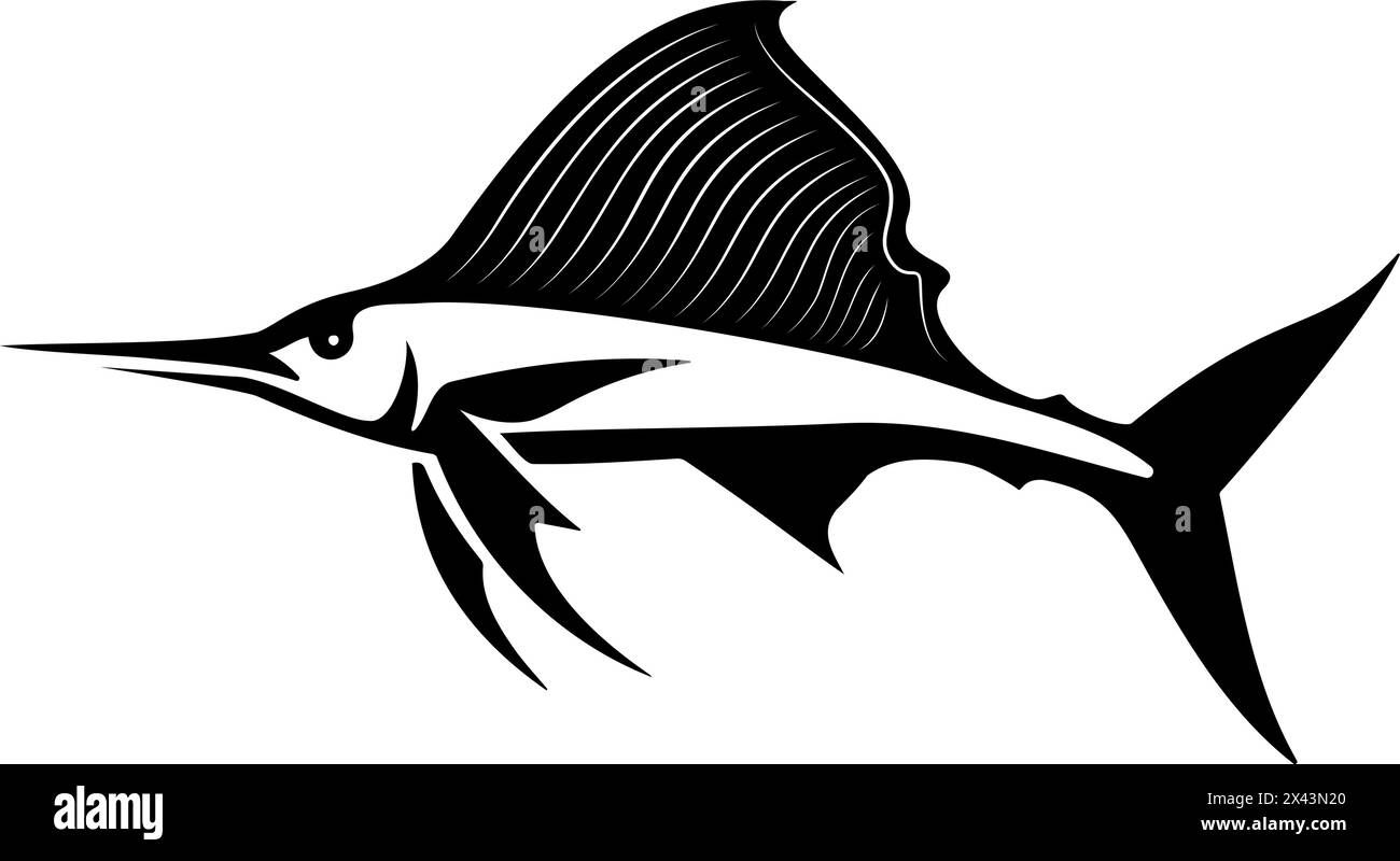 Marlin Outline Tattoos