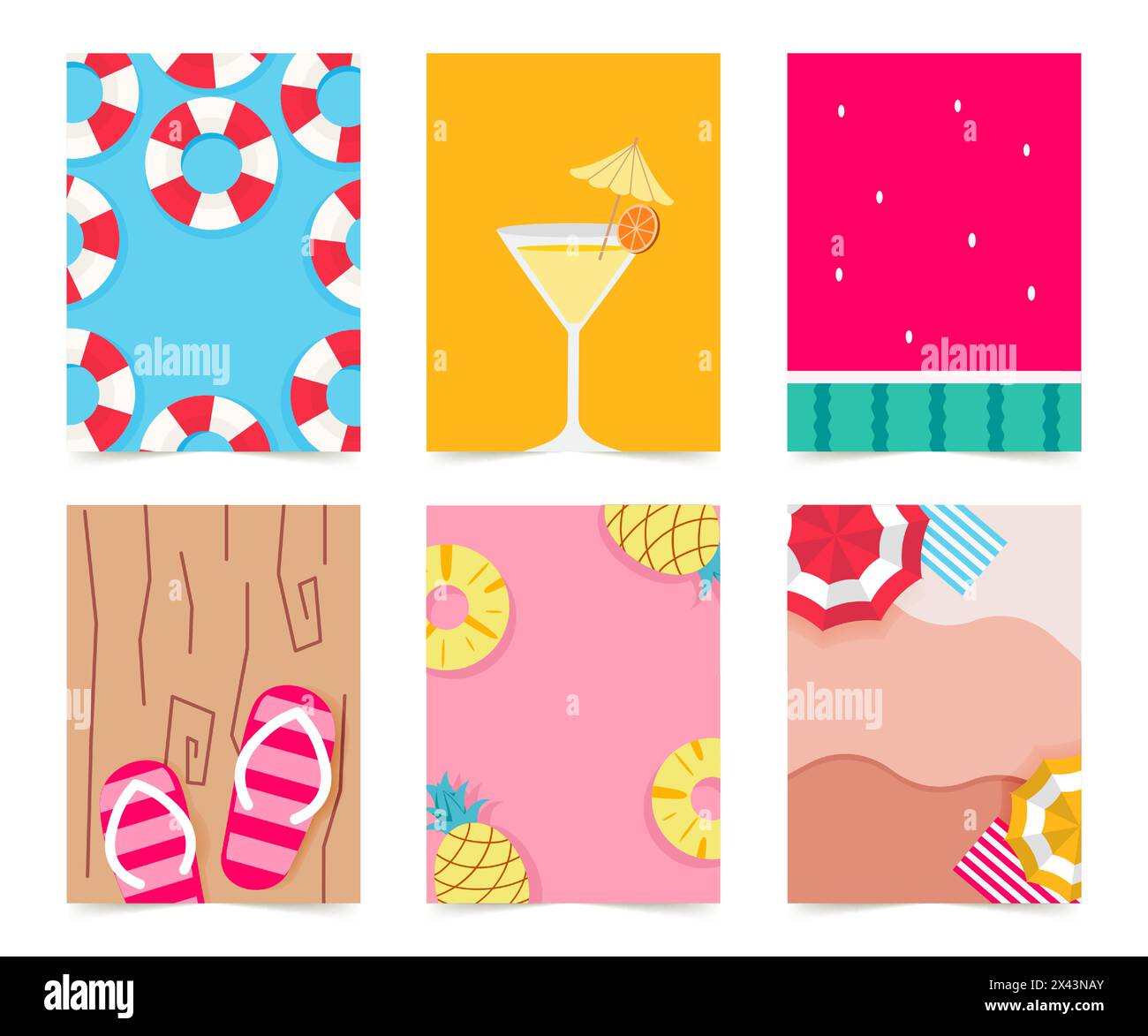Vertical social media summer stories geometric design templates with ...