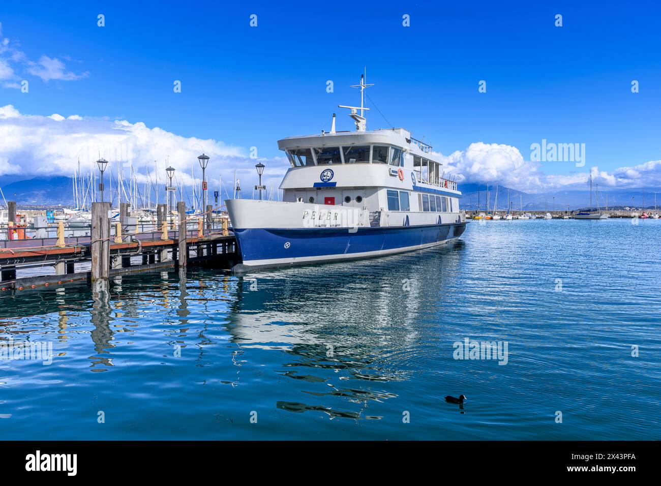 Desenzano del Garda ferry terminal (Navigazione Lago di Garda). Ferries ...
