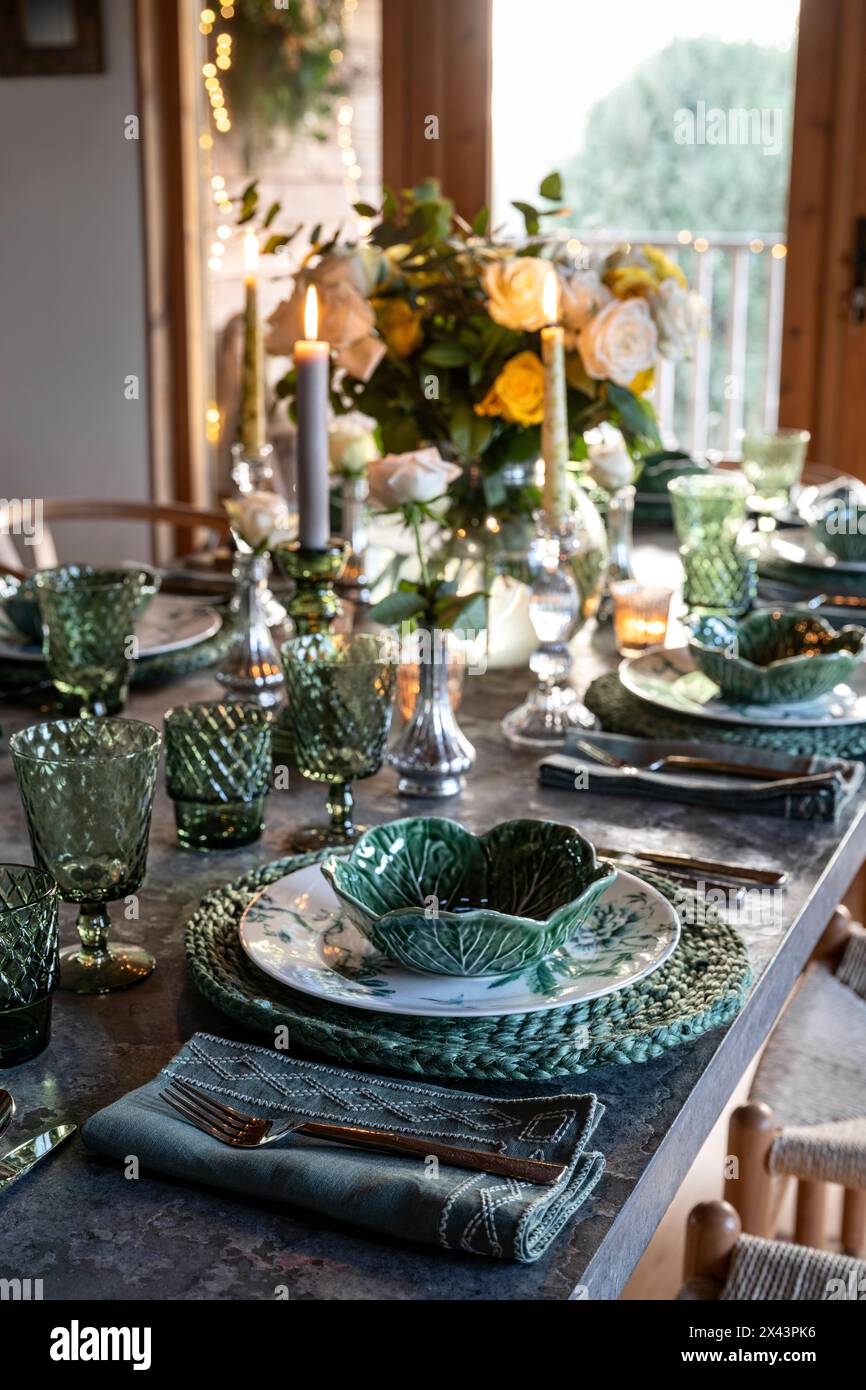 Festive christmas dinner in hi-res stock photography and images - Alamy