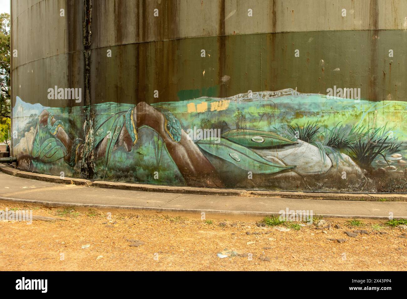 Water Tank Art by Scott Nagy and Janne Birkner, Mount Riverview, NSW ...