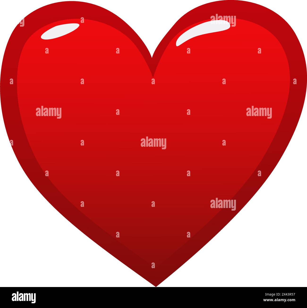 Red heart. Design icon heart symbol love. Vector illustration Stock ...