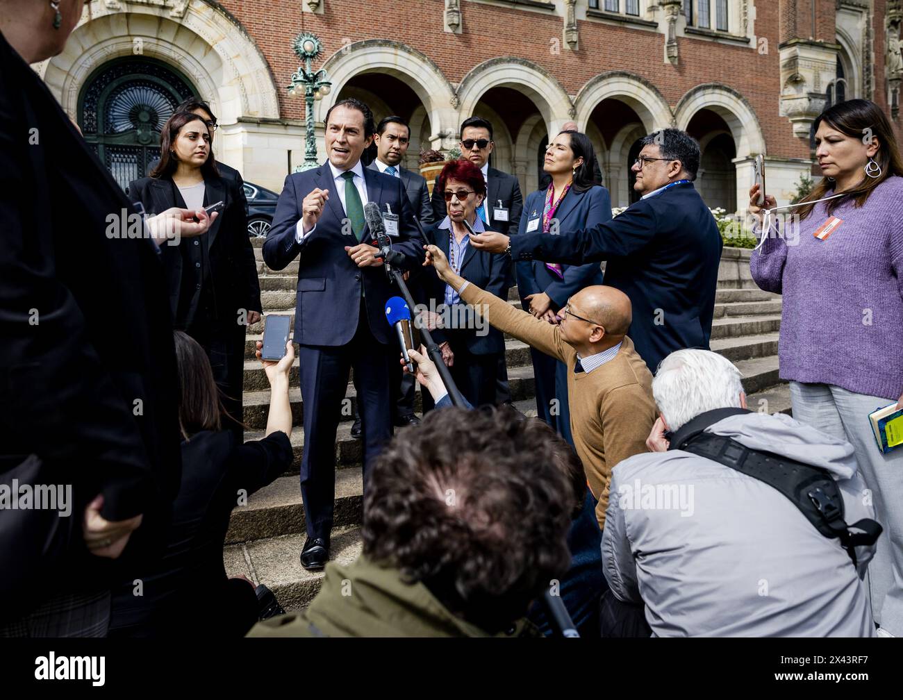 THE HAGUE - Alejandro Celorio Alcantara, legal advisor to the Ministry ...