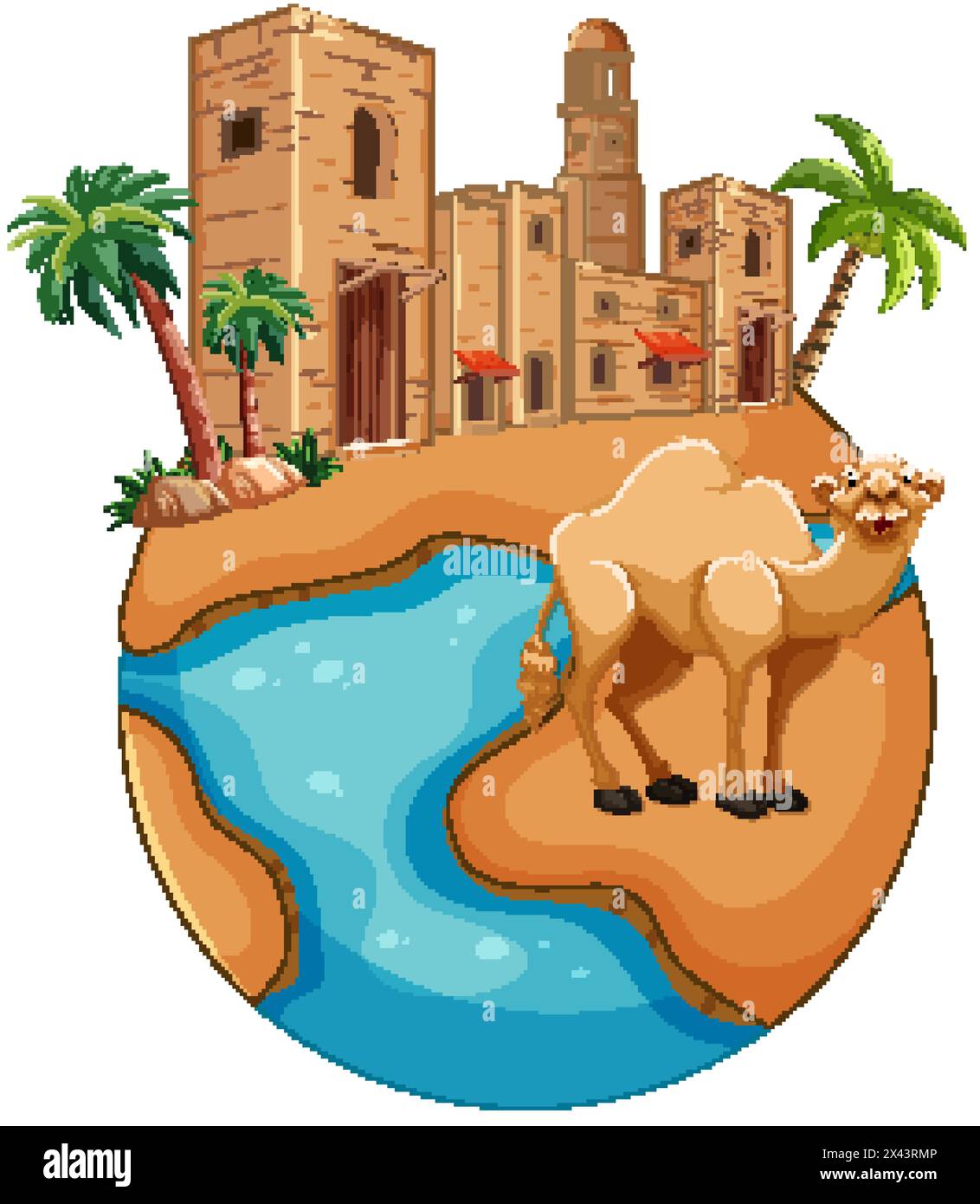 Serene architecture Stock Vector Images - Alamy